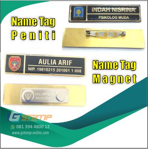 Name Tag / Nama Dada - G Stamp - G Stamp